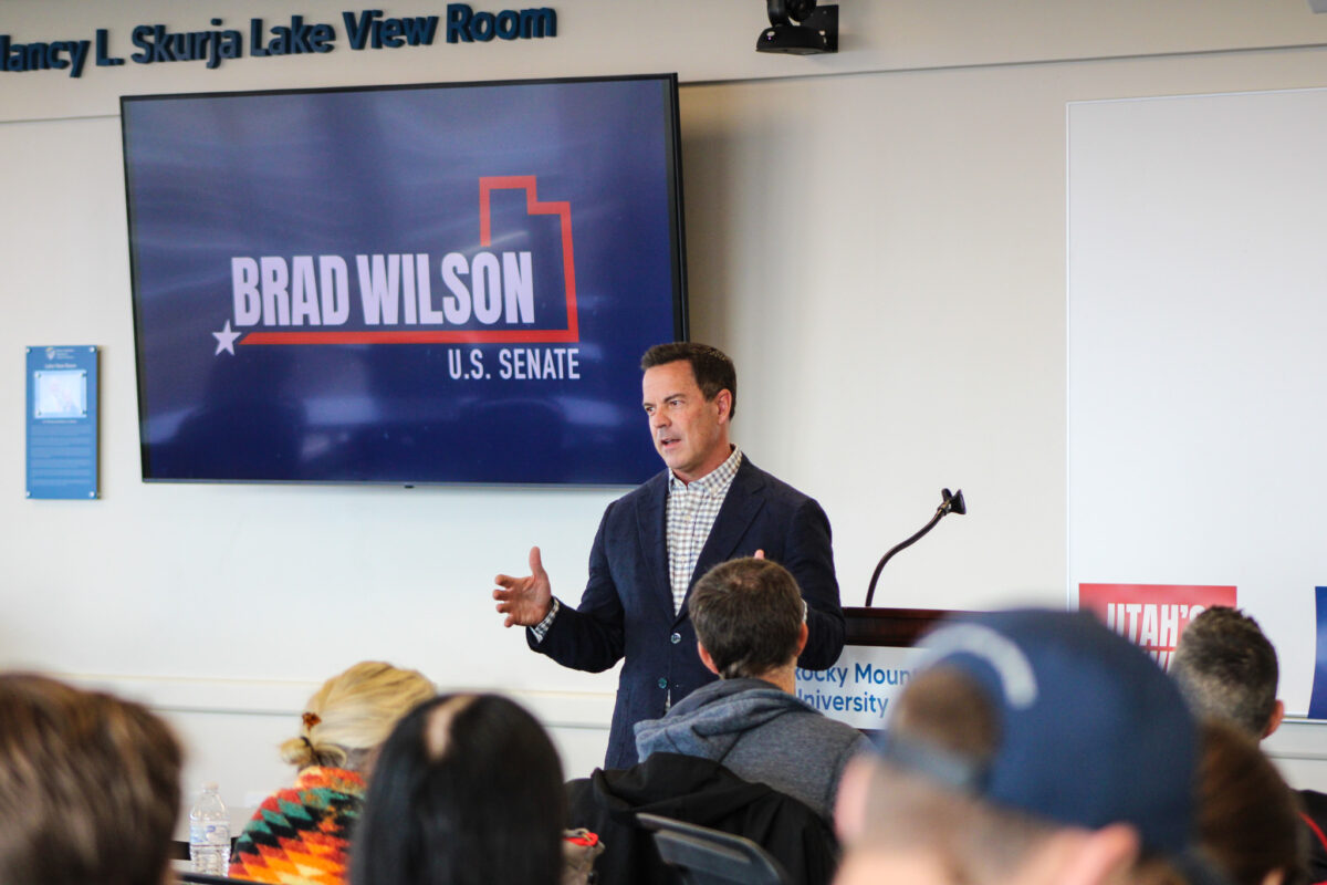 US Senate candidate Brad Wilson discusses government spending, economy ...